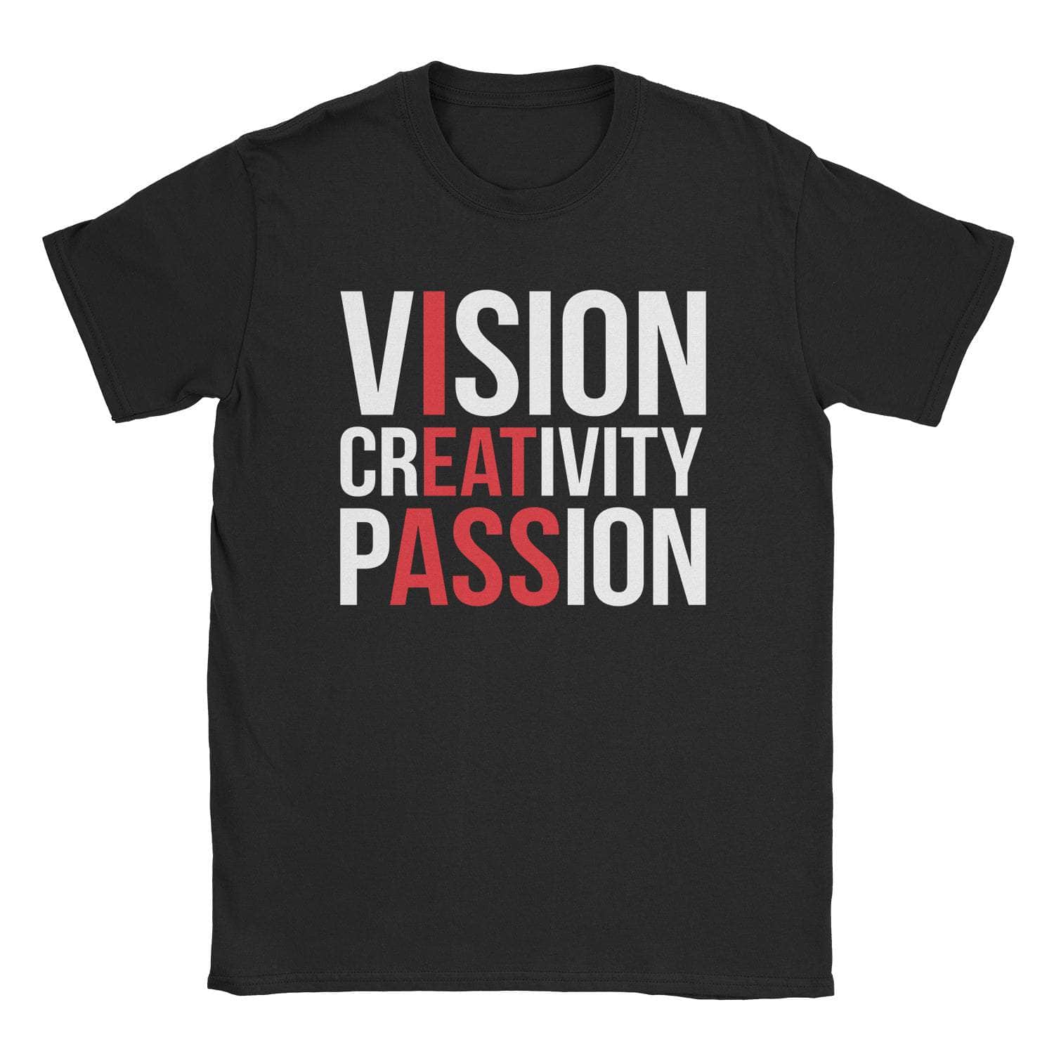 Vision Creativity Passion T-Shirt – A or B Tees